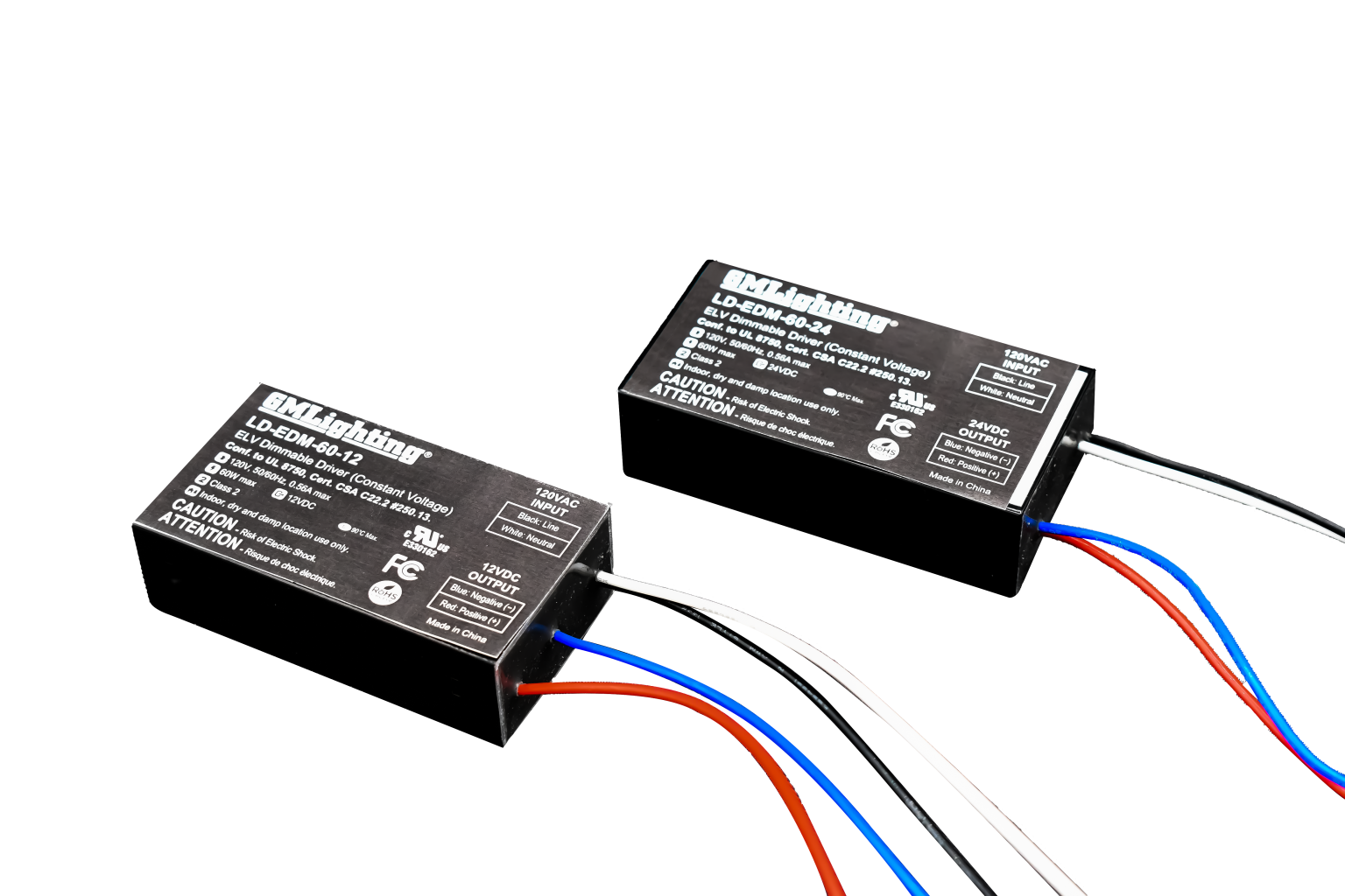 LineDRIVE 12VDC / 24VDC Mini Electronic LED Dimmable Power Supplies ...