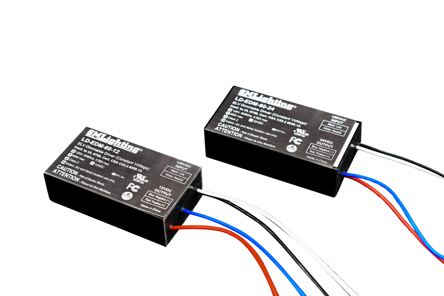 LineDRIVE 12VDC / 24VDC Mini Electronic LED Dimmable Power Supplies ...